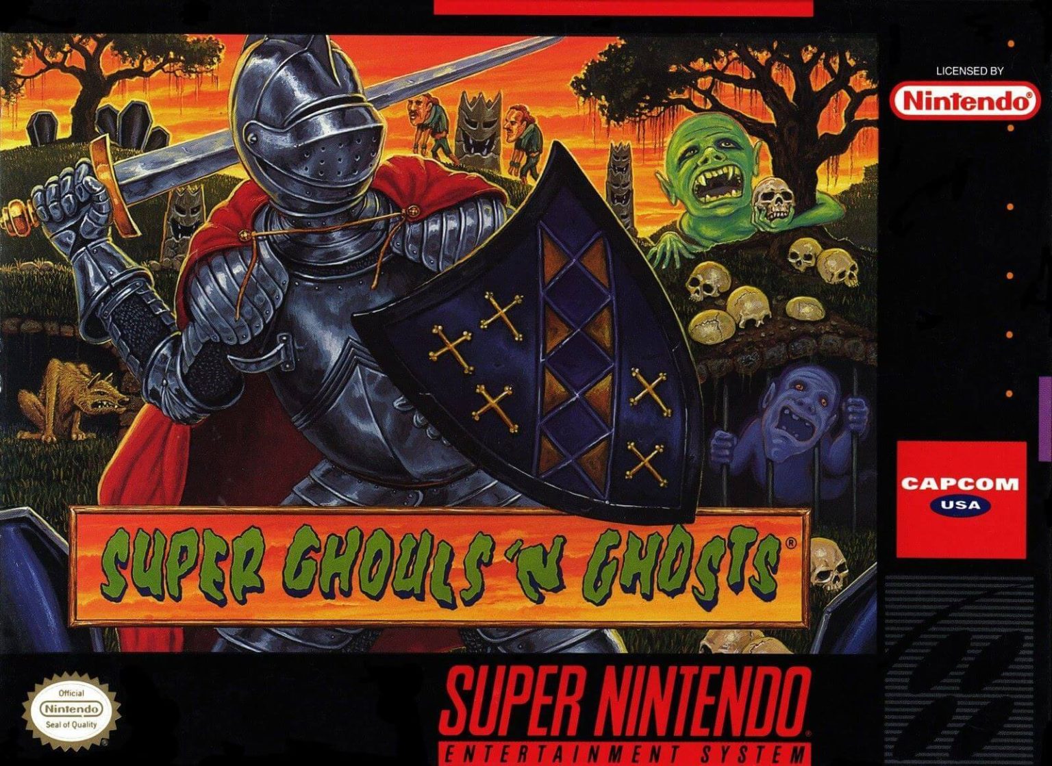 Super Ghouls N Ghosts Rom (Download for SNES)