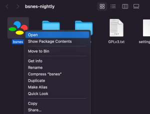 Installing BSNES (SNES Emulator) on MacOS