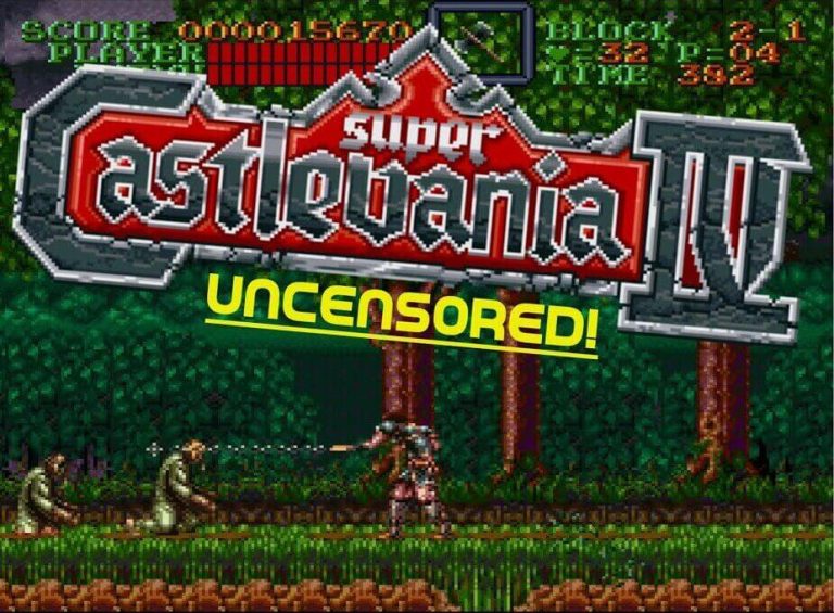 Super Castlevania IV Uncensored Rom (Download for SNES)